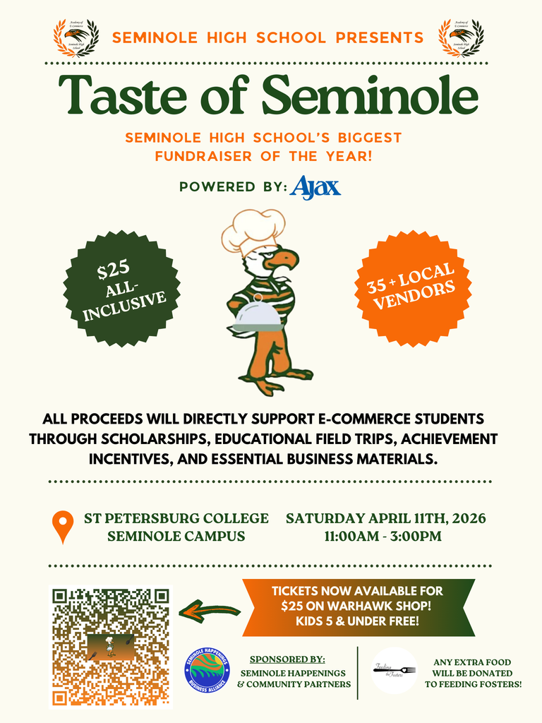 Taste of Seminole 2026 Ticket -Sponsored by Seminole Happenings – SHS ...